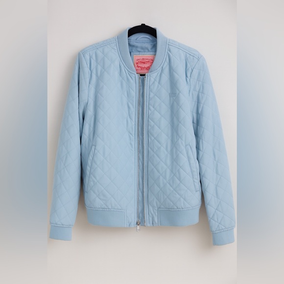 Levi's | Jackets & Coats | Levis Quilted Solid Bomber Jacket | Poshmark